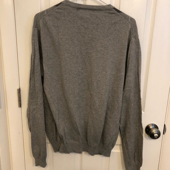 Sebastian Cooper | Sweaters | Mens Argyle Cotton Cashmere Blend Vneck ...